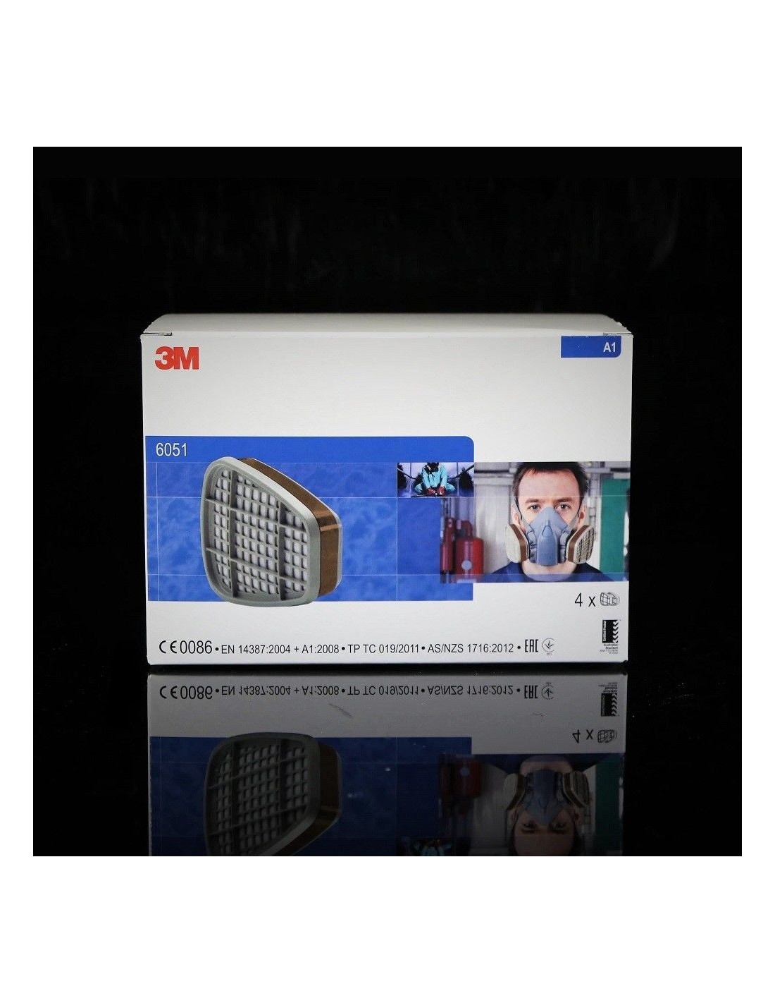 3M™ 6051 A1 Filter gegen organische dämpfe