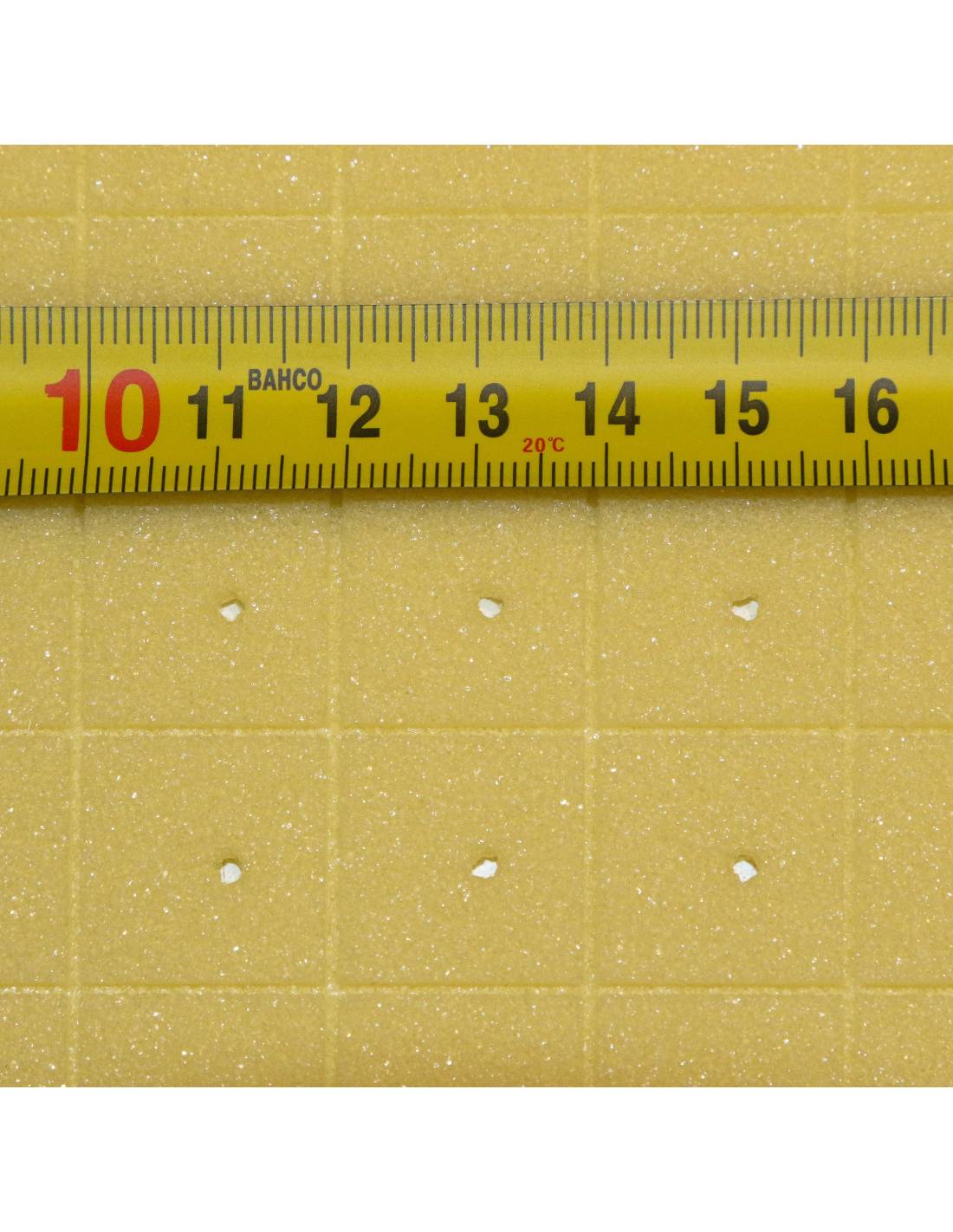 Espuma de PVC H080.05SGP acanalado + perforado, 5 mm de espesor